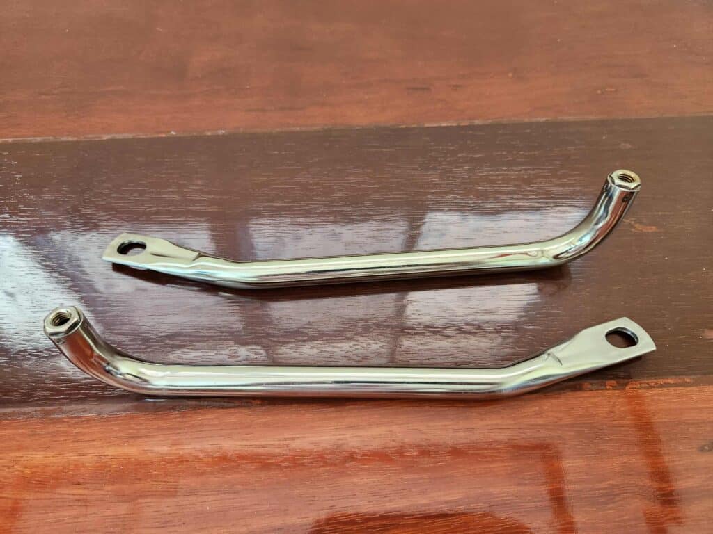 SR400/500 - Stainless Steel Grab Rails (Type B) | Omega Racer Custom ...