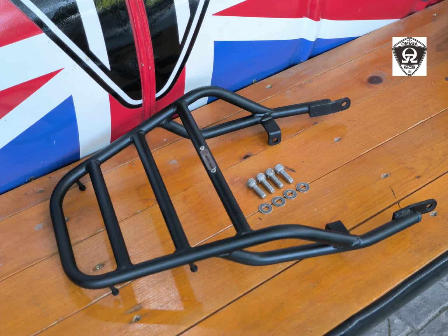 Triumph Speed/Scrambler 400 - Rear Luggage Rack1 | Omega Racer Custom ...