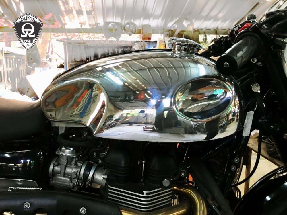Triumph Classic | Aluminium Triumph Fuel Tank | Omega Racer